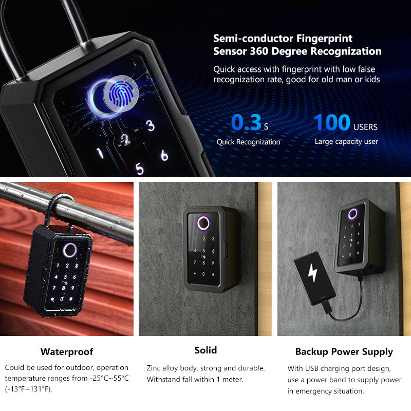 K3——Waterproof Safe Key Box smart lock – YRHAND